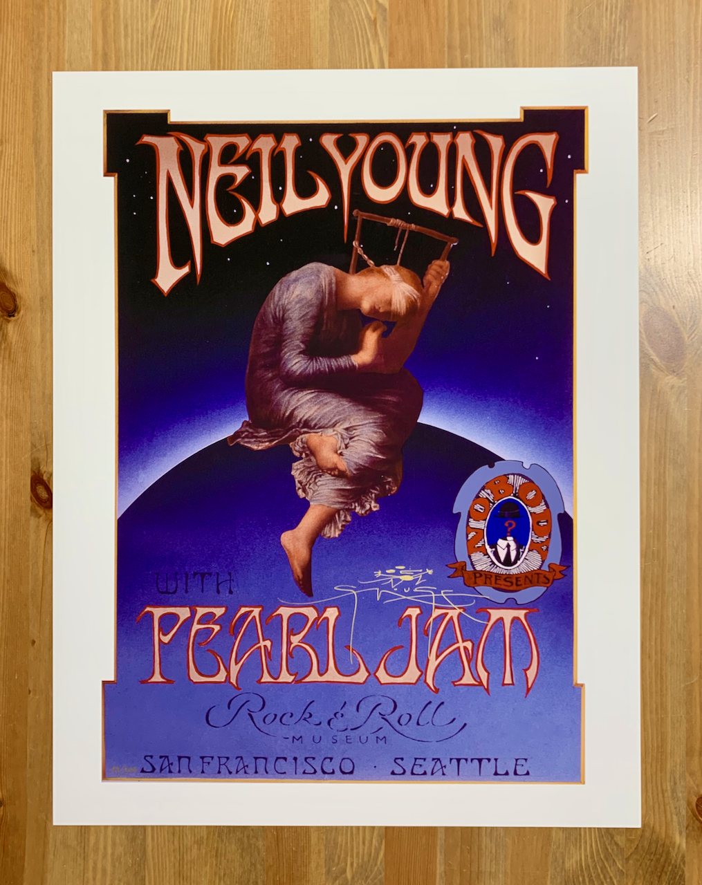 Neil Young Pearl Jam Northwest tour 1995 Stanley Mouse - Brickert ...