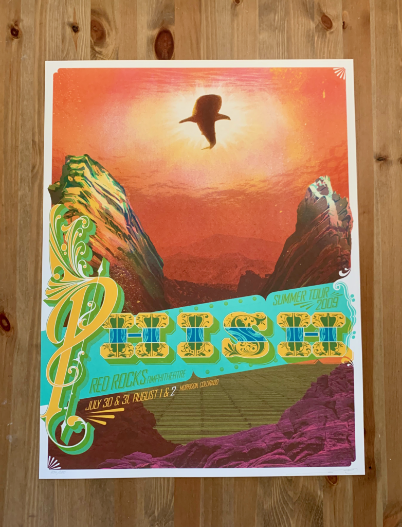 Phish Red Rocks Amphitheater Morrison 2009 Wes Winship - Brickert Gallery